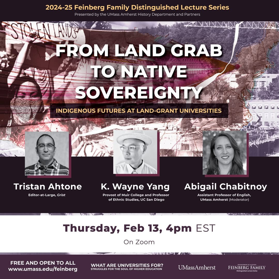 2024-25 Feinberg Lecture Series Resumes with New Discussion: From Land ...