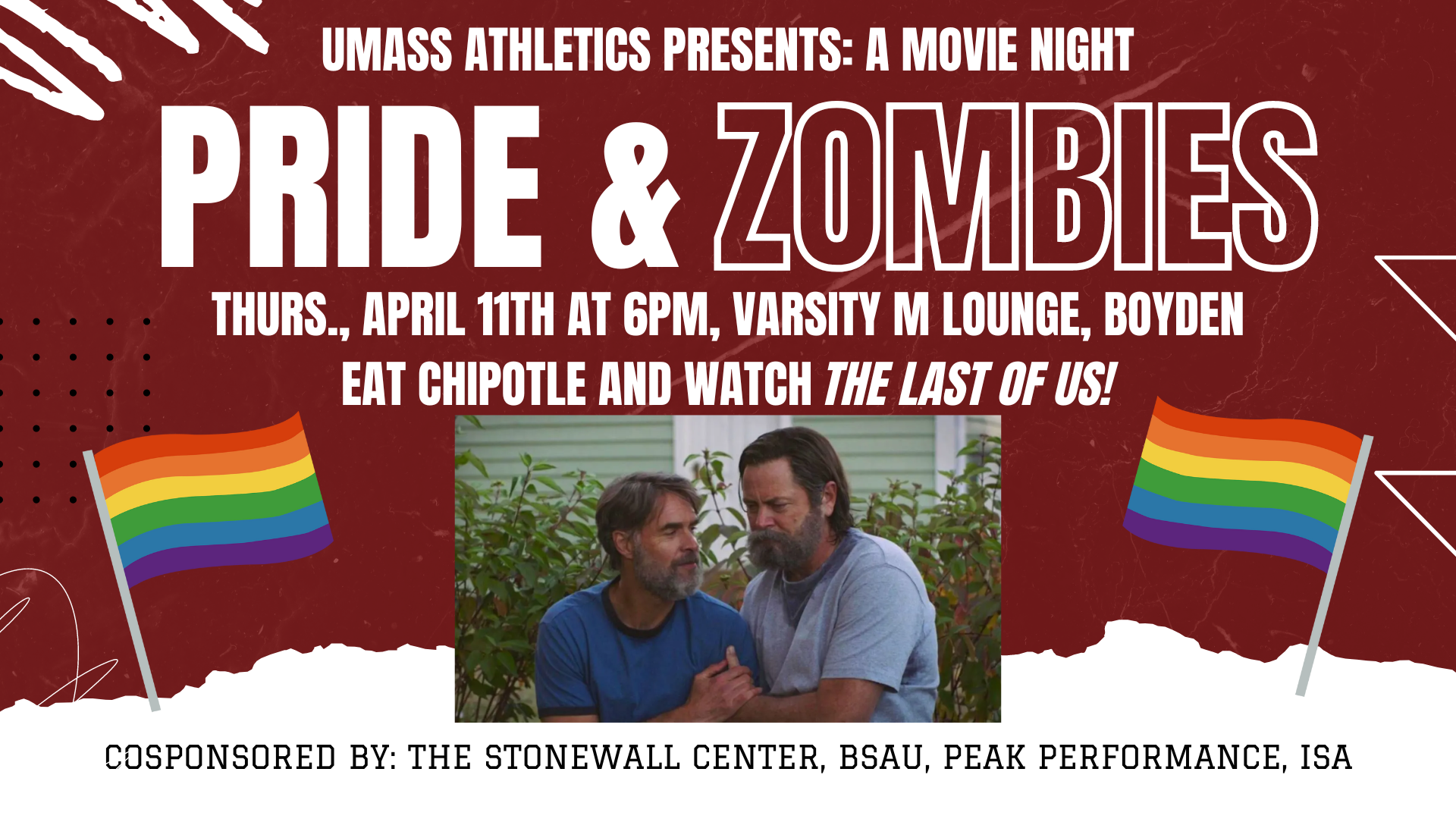 LGBTQIA+ Athlete Movie Night: Pride & Zombies : UMass Amherst