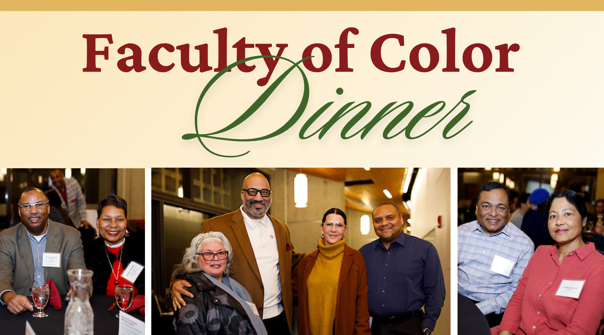 Faculty of Color Dinner Set for May 12 : UMass Amherst